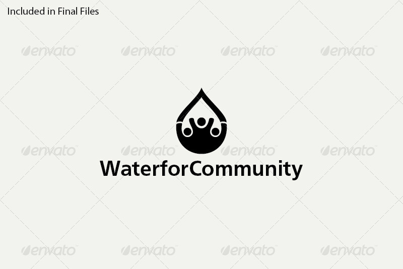 Water for Community Logo Template, Logo Templates | GraphicRiver