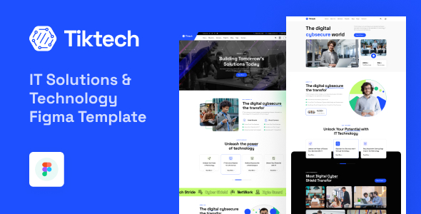 Tiktech - IT Solutions & Technology Figma Template by Mugli | ThemeForest