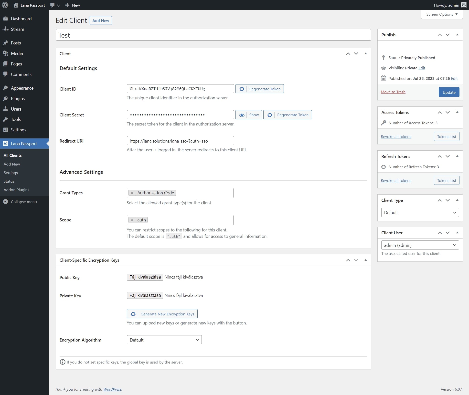 Lana Passport - OAuth 2.0 Server for WordPress by lanacodes | CodeCanyon