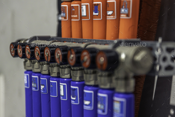 Modern autonomous heating system in the boiler room. Stock Photo by puhimec