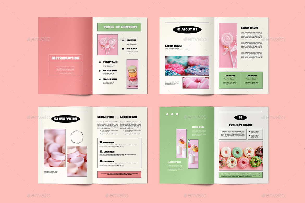 Company Profile | Bakery Store, Print Templates | GraphicRiver