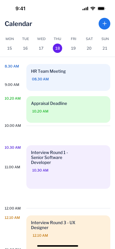 Cleverwise – HR Management App for Adobe XD by merkulove | ThemeForest
