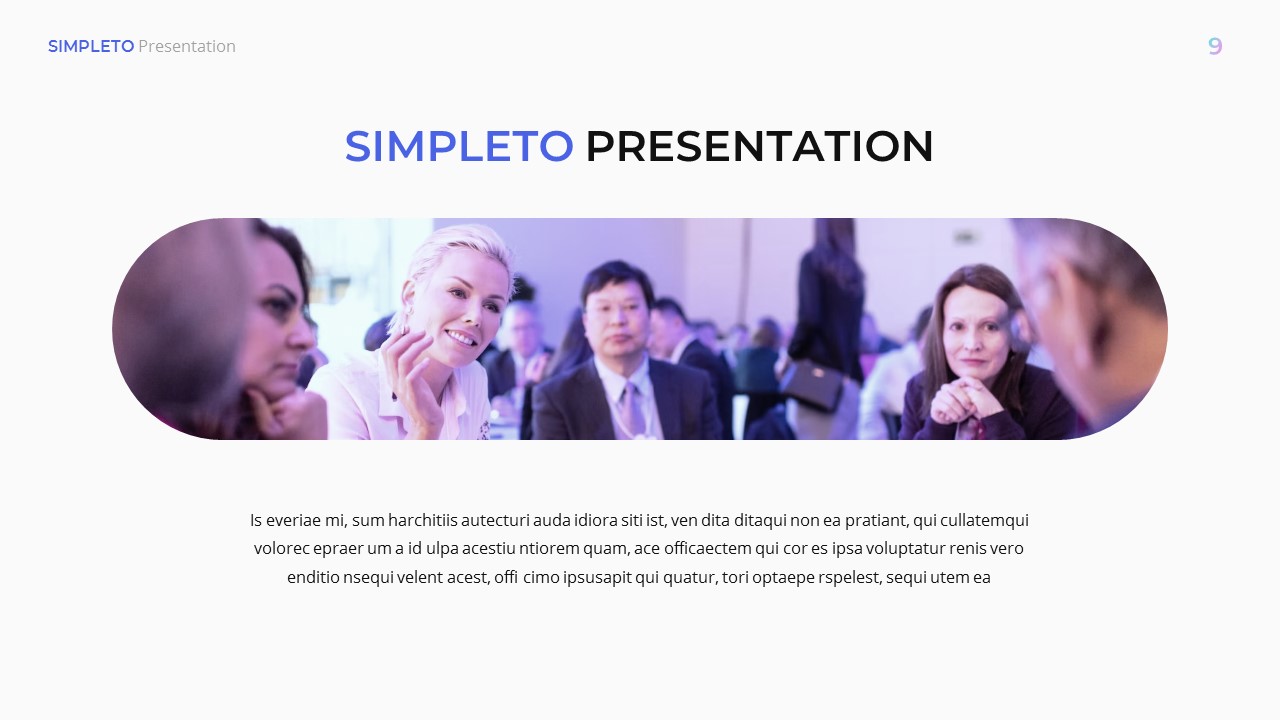 Simpleto Multipurpose Business PowerPoint Template, Presentation Templates