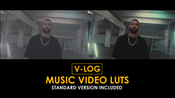 V-Log Music Video and Standard Color LUTs, Apple Motion Templates ...