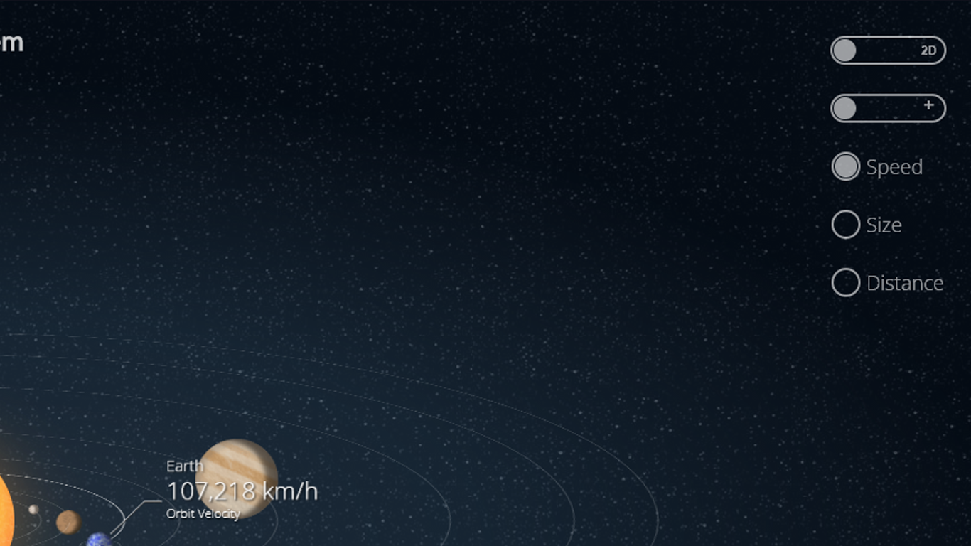 Interactive 3D Solar System by SorsaCode | CodeCanyon