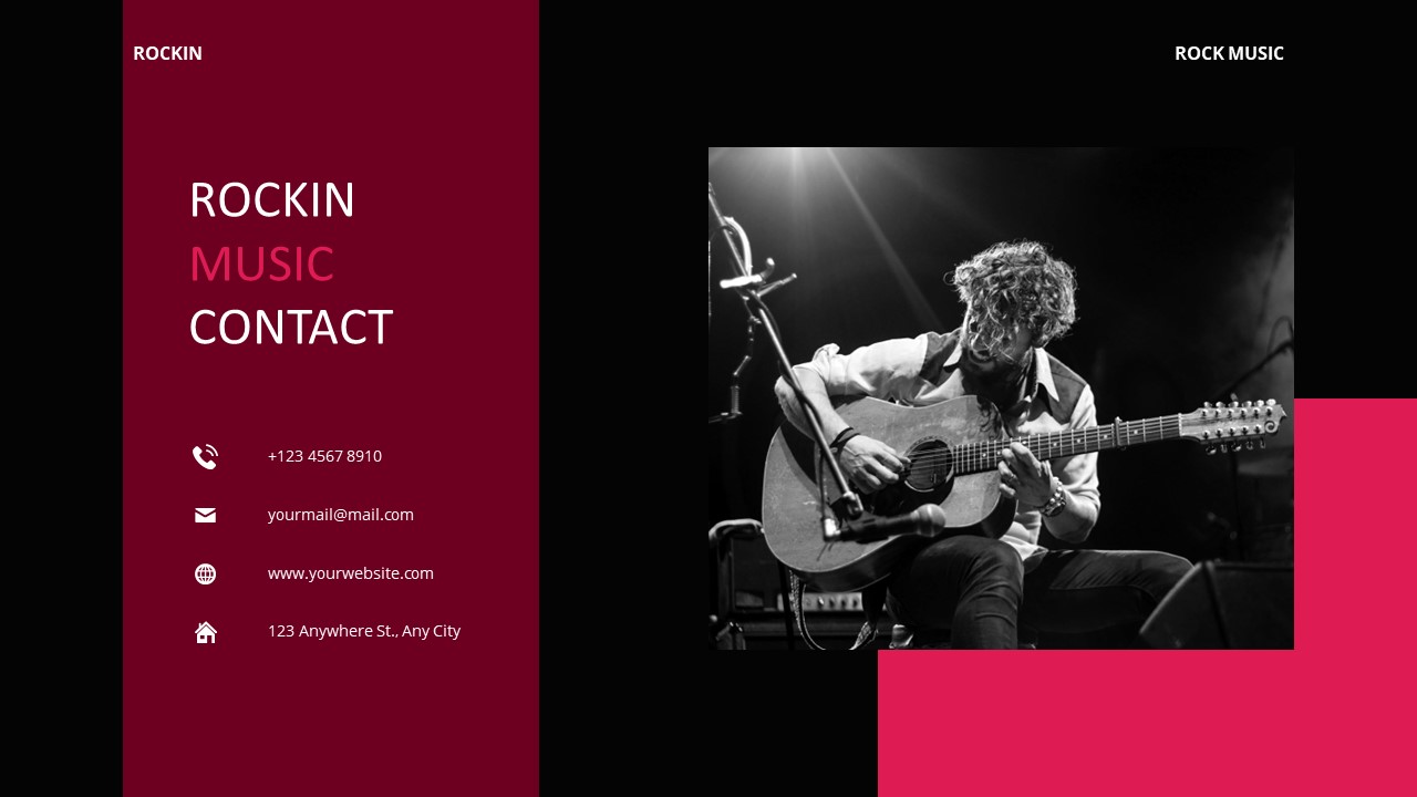 Rockin Music - Music Powerpoint Templates, Presentation Templates ...