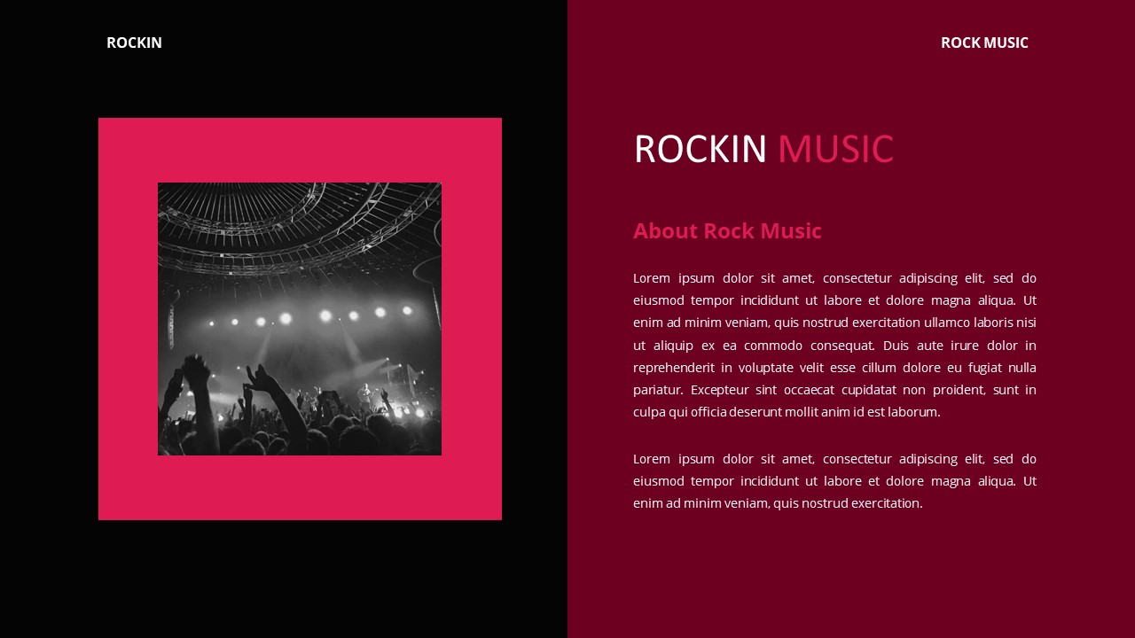 Rockin Music - Music Powerpoint Templates, Presentation Templates ...