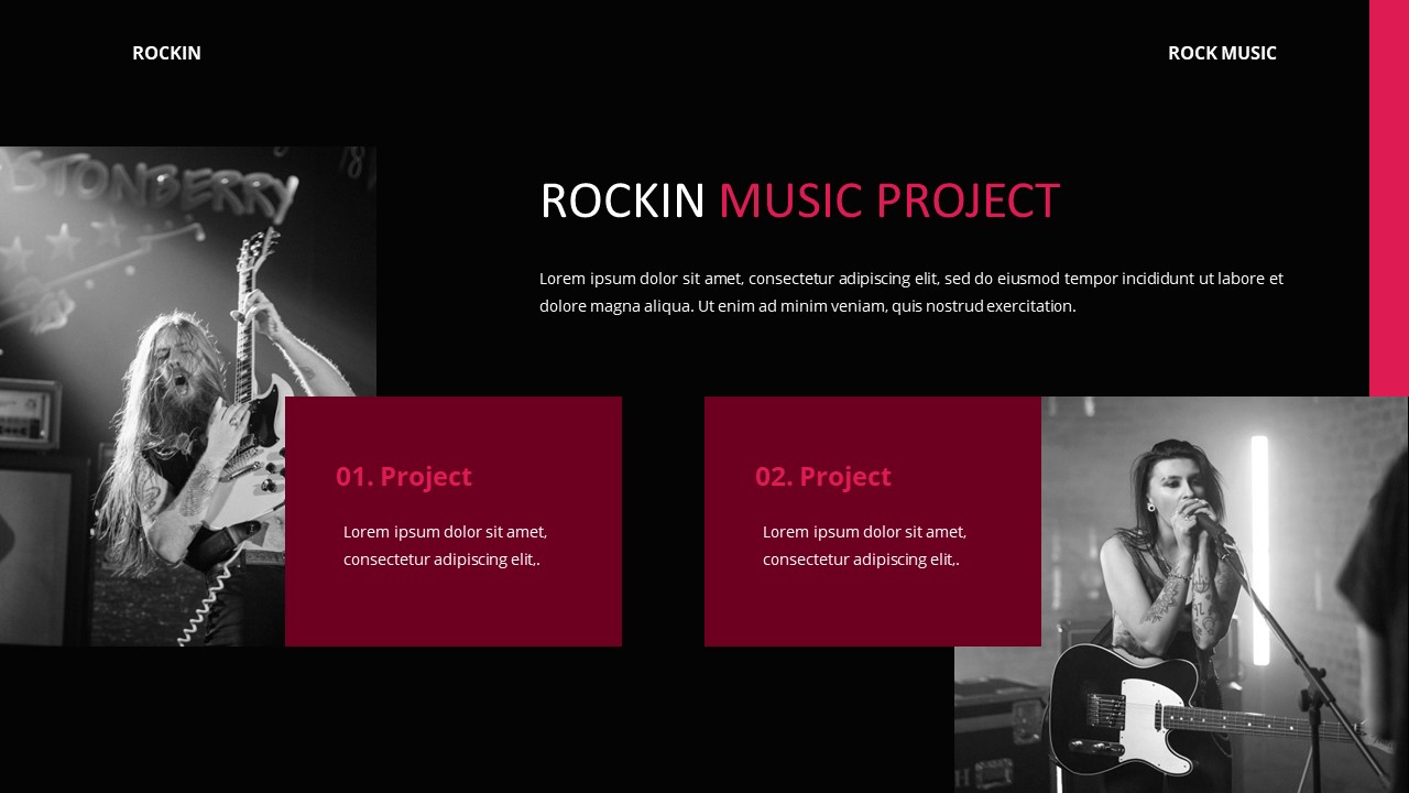 Rockin Music - Music Keynote Templates, Presentation Templates ...