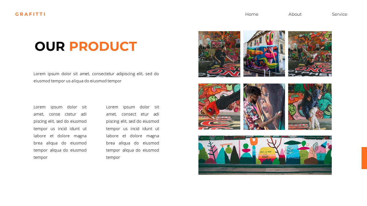 Grafitti - Graffiti Google Slide Templates, Presentation Templates