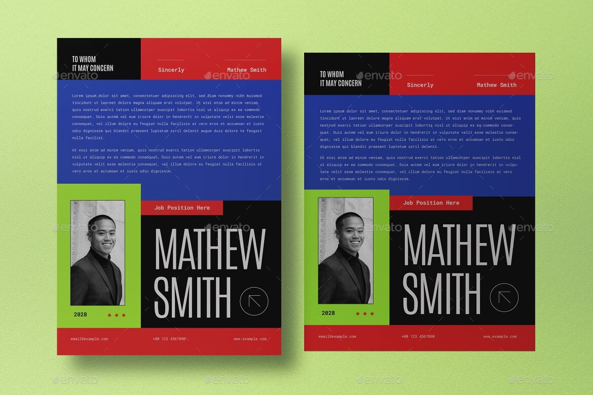 Black Geometric Resume, Print Templates | GraphicRiver