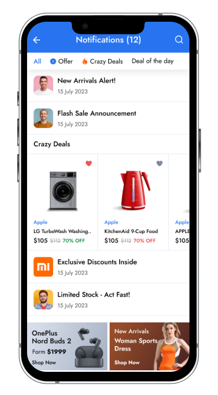 ClickCart - React Native CLI eCommerce Mobile App Template by IndianCoder