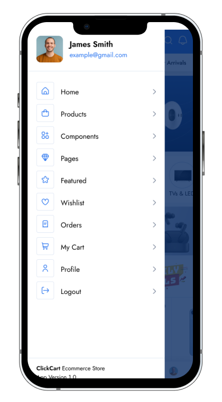 ClickCart - React Native CLI eCommerce Mobile App Template by IndianCoder