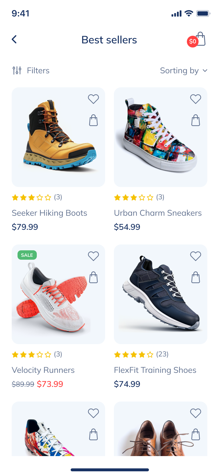 StepHub - Shoes Store Mobile App Figma UI Template by George_Fx ...