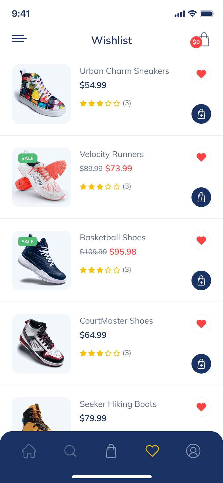 StepHub - Shoes Store Mobile App Figma UI Template by George_Fx ...
