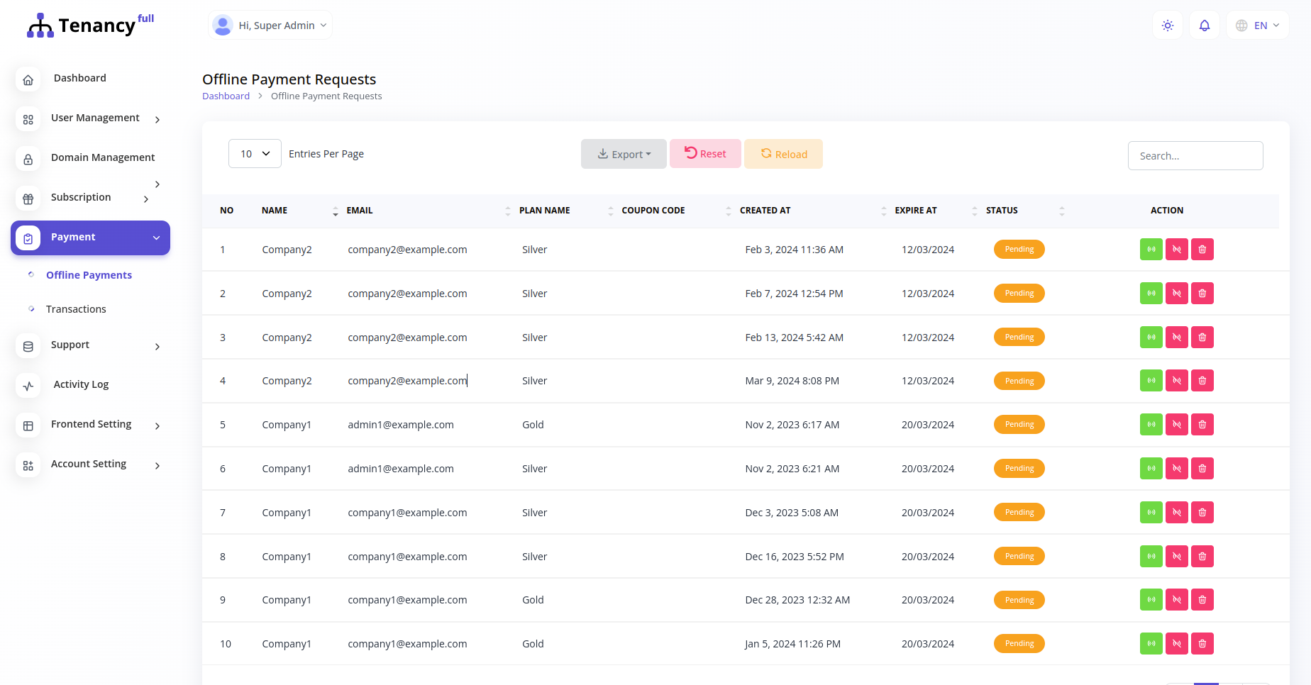 Full Tenancy - Domains, Database, Users, Role, Permissions & Settings ...