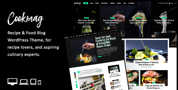 Cookmag - Recipe & Food Blog WordPress Theme by An-Themes | ThemeForest