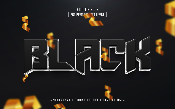 3D Editable PSD Text Effect Style, Add-ons | GraphicRiver