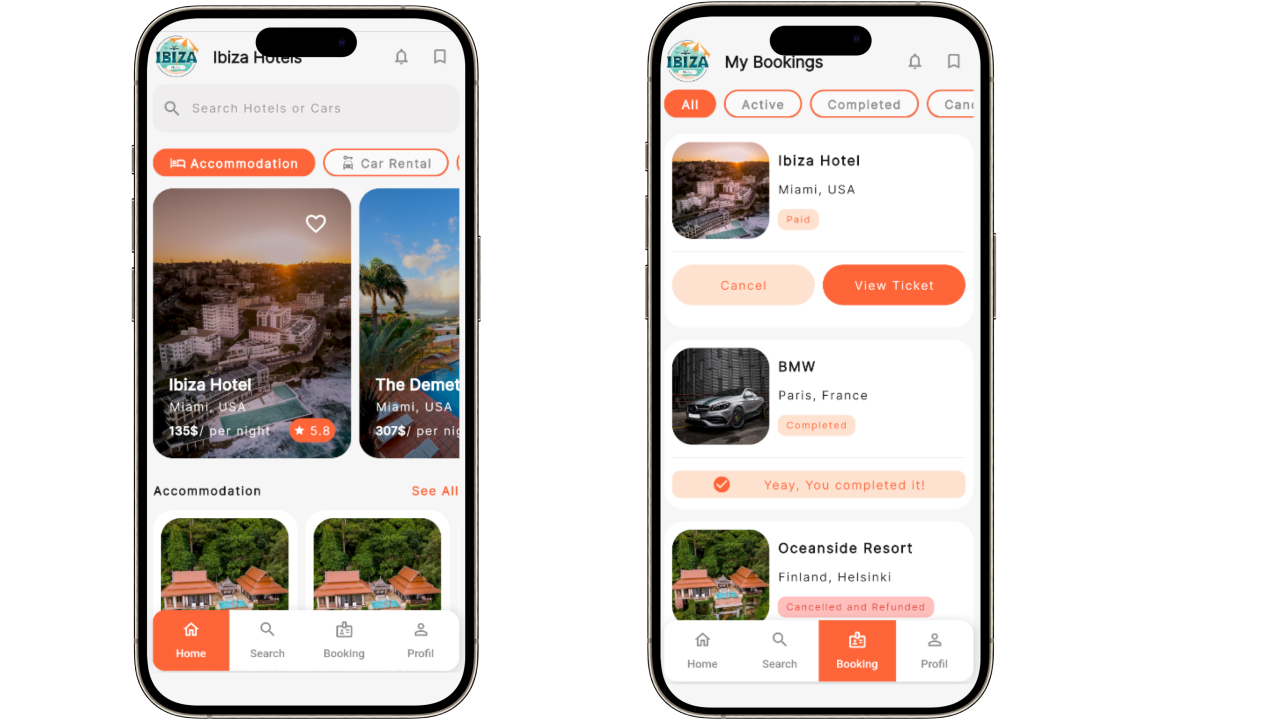 Flutter Booking Hotel UI Kit - Flutter Modern App - Flutter Reservation ...