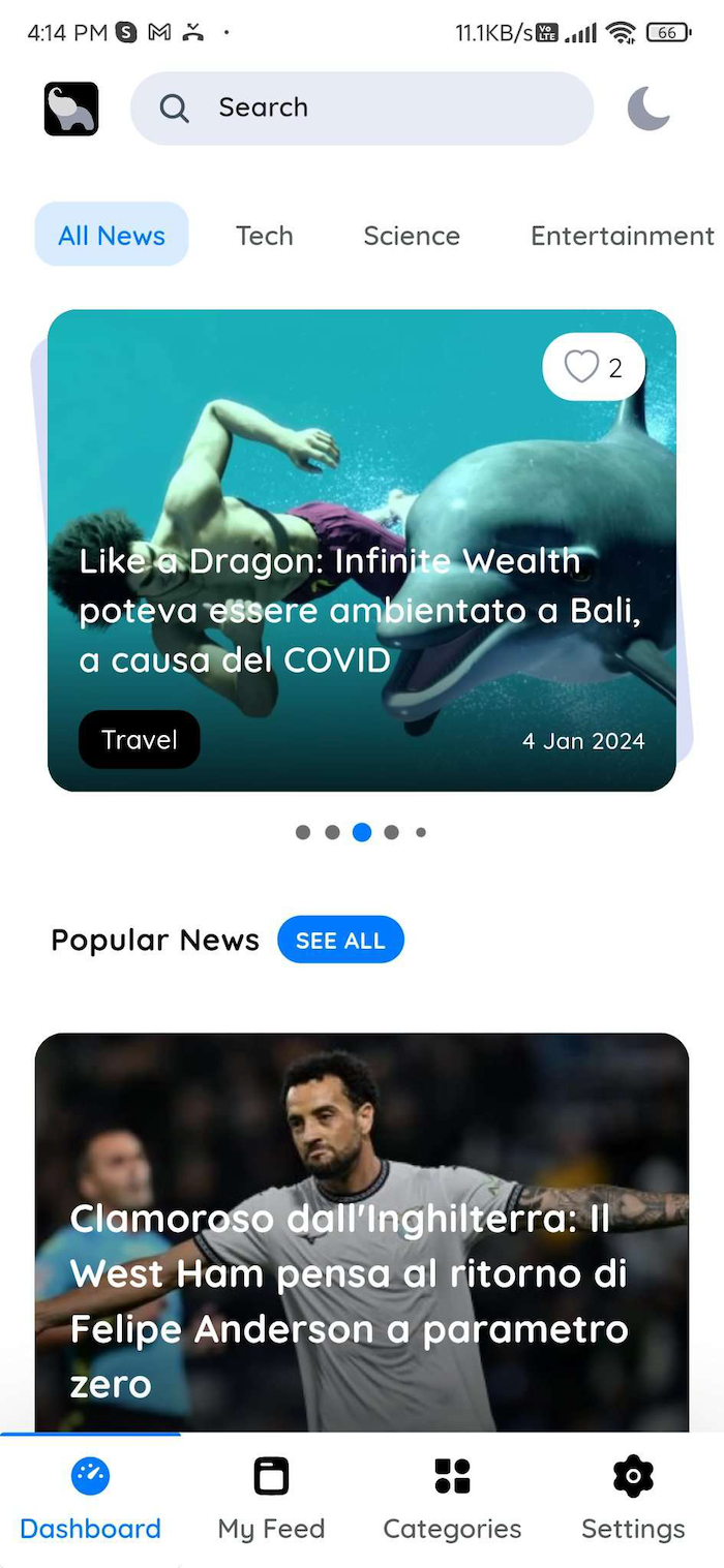 Blogit News App | Flutter News App and Website Complete Solution by ...