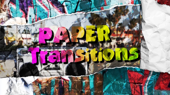 Paper Transitions, Premiere Pro Templates | VideoHive