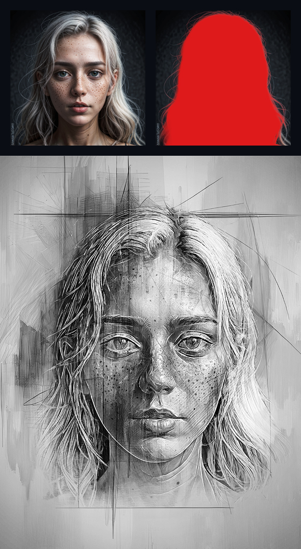 Hand Drawing Template for Photoshop, Add-ons | GraphicRiver