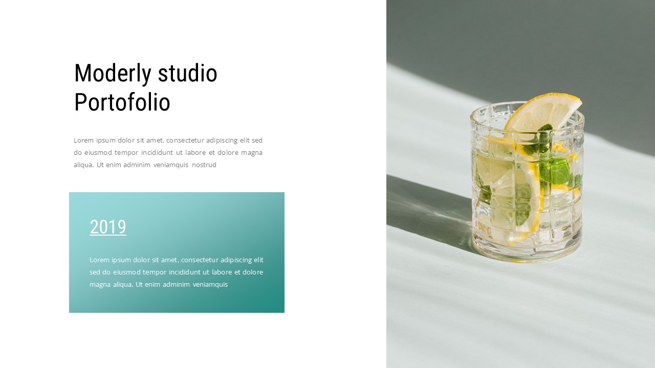 Moderly - Modern Business PowerPoint Template, Presentation Templates