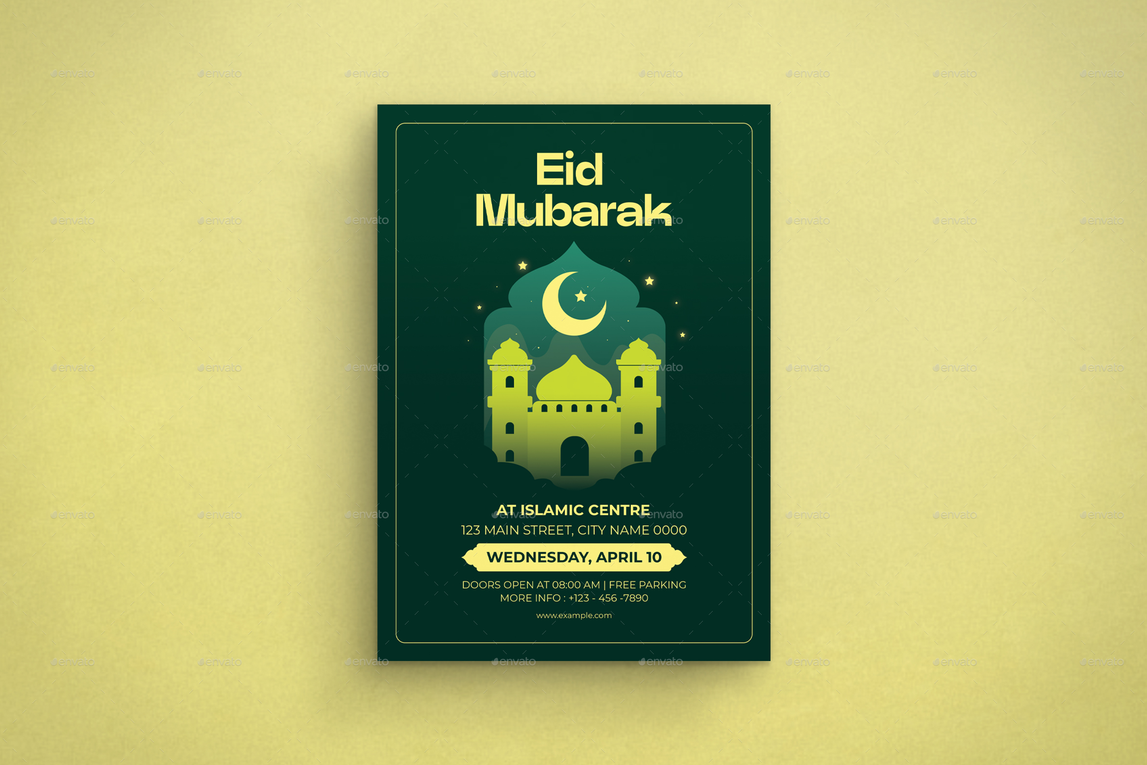 Eid Mubarak, Print Templates | GraphicRiver