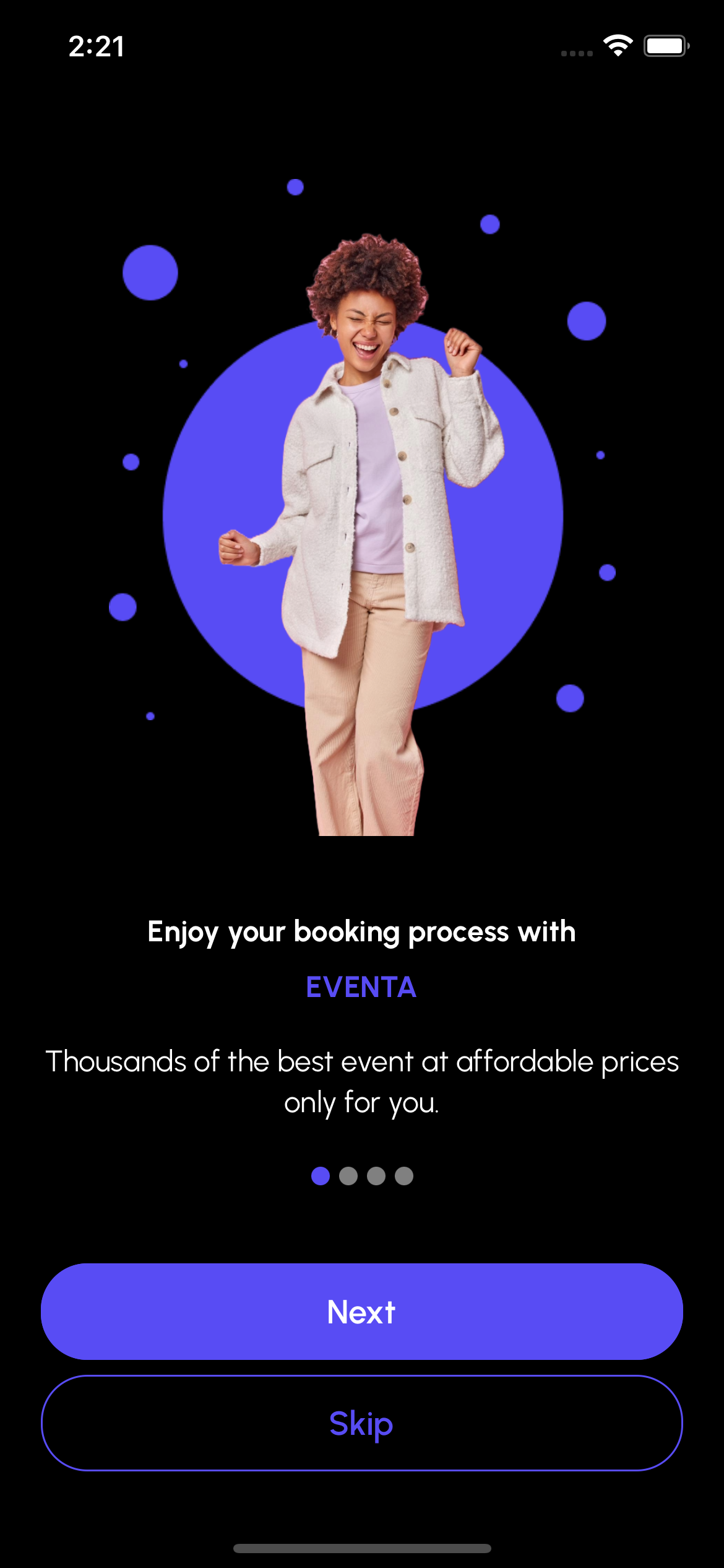 Eventa Pro - Event Booking React Native Expo App Ui Kit by lalastudio12