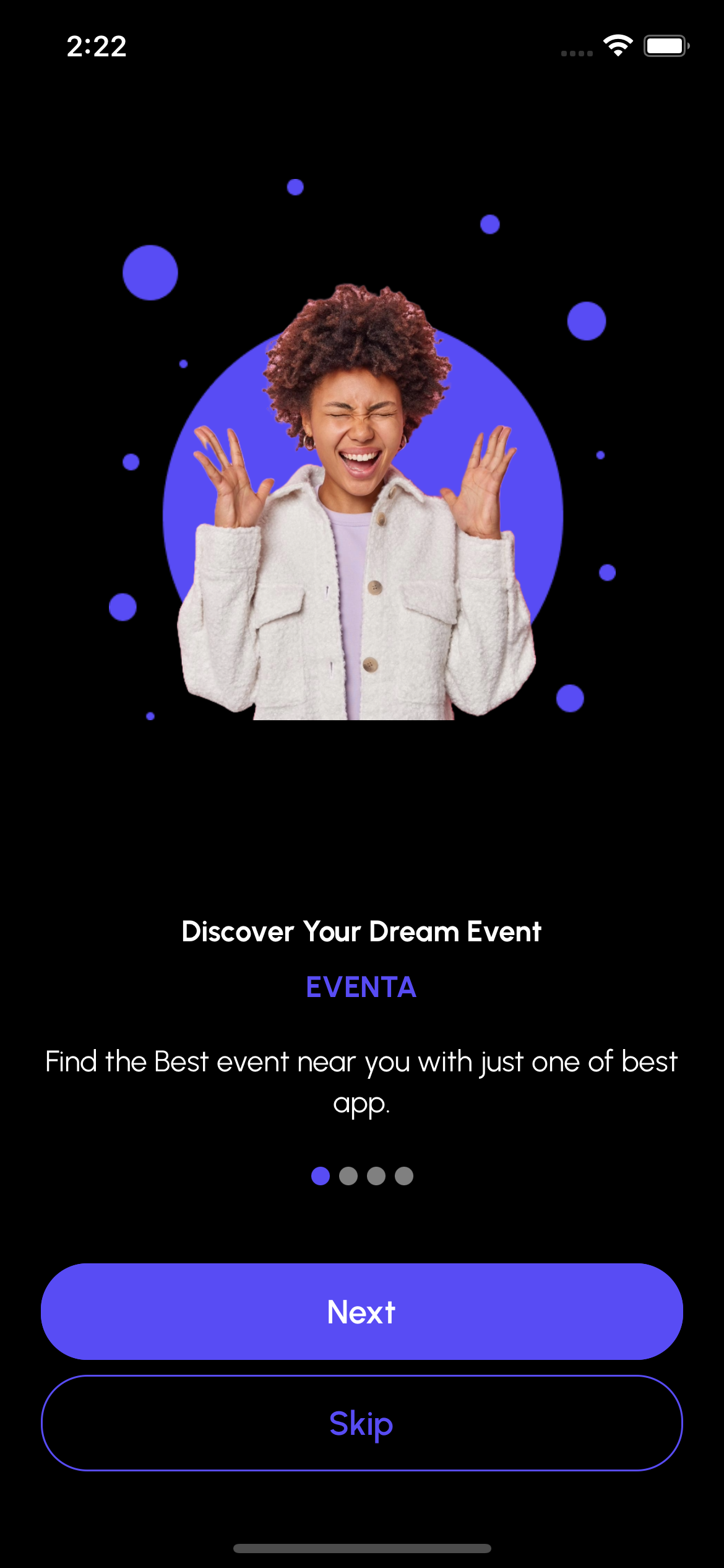 Eventa Pro - Event Booking React Native Expo App Ui Kit by lalastudio12