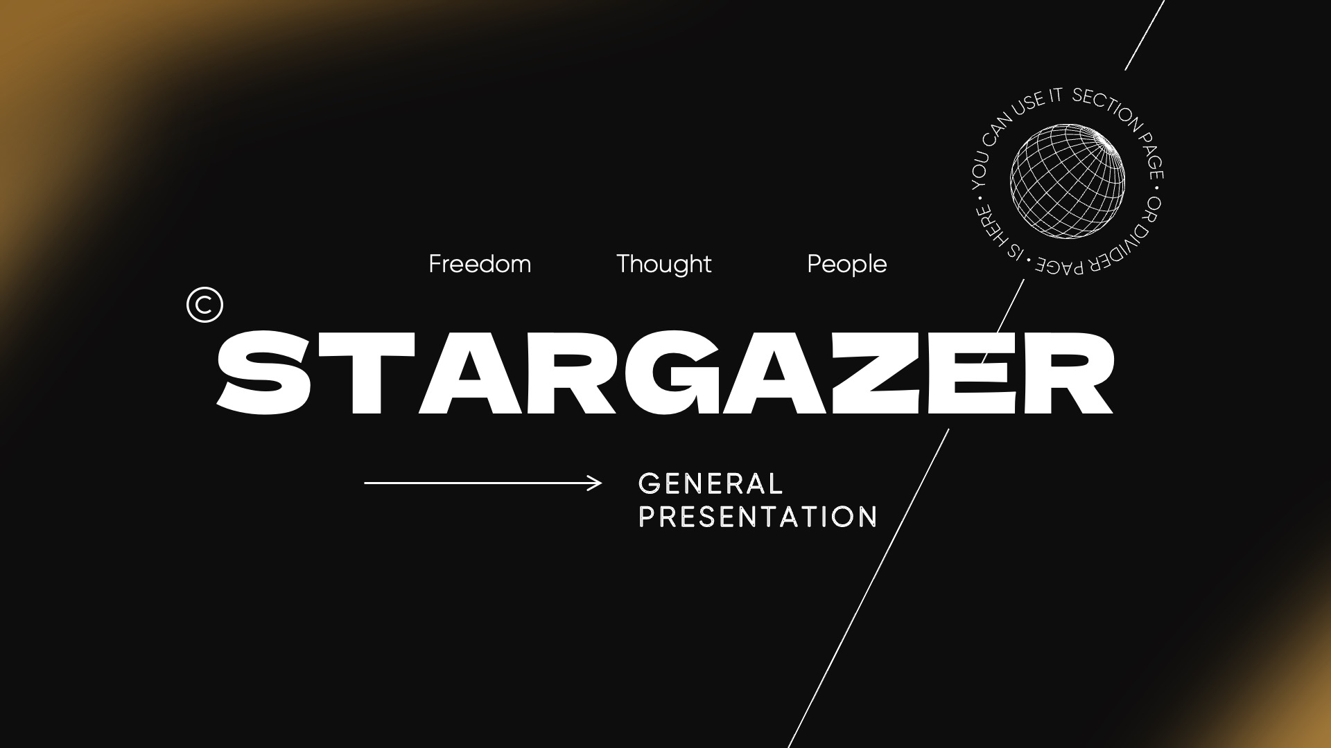 Stargazer General Vintage Keynote Template, Presentation Templates