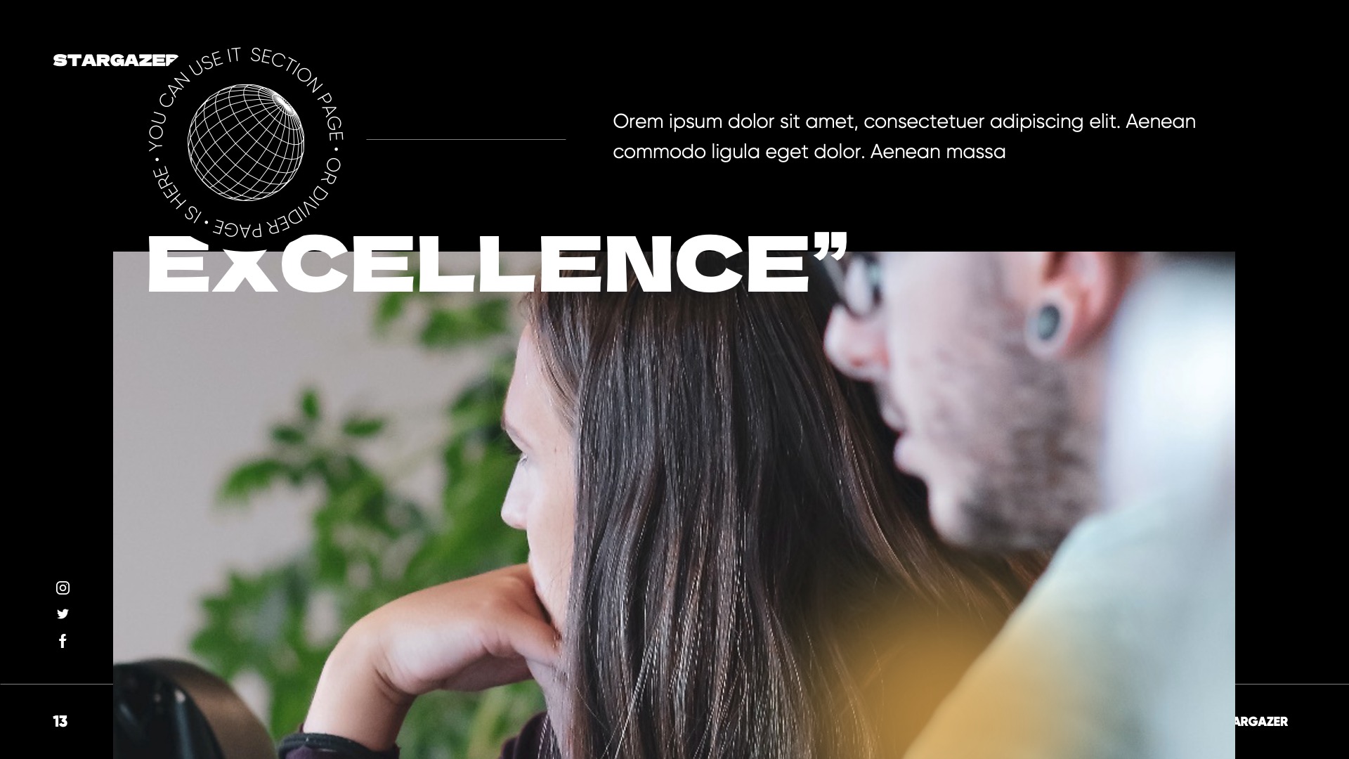 Stargazer General Vintage Keynote Template, Presentation Templates