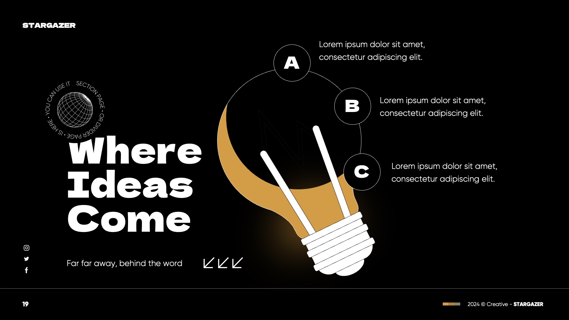 Stargazer General Vintage Keynote Template, Presentation Templates