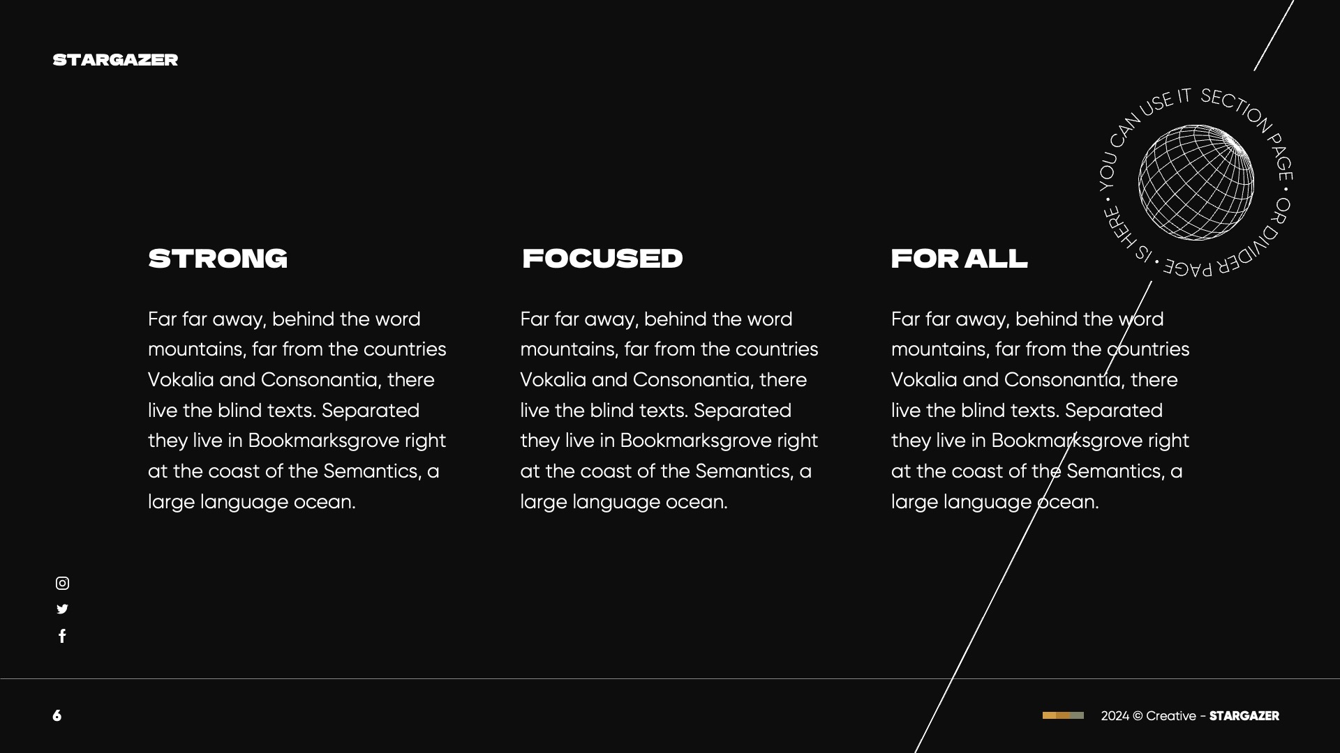 Stargazer General Vintage Keynote Template, Presentation Templates