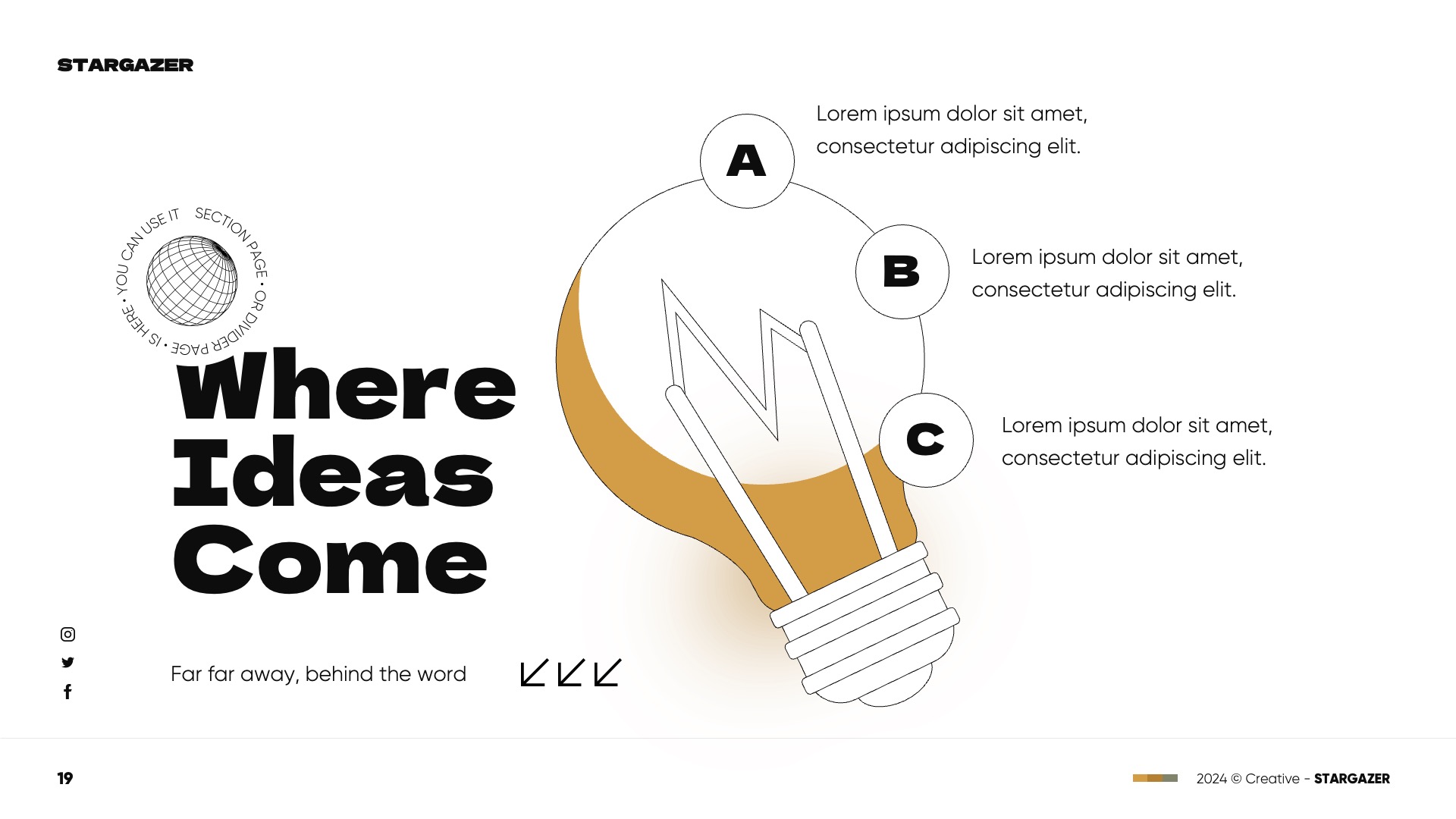 Stargazer General Vintage Keynote Template, Presentation Templates