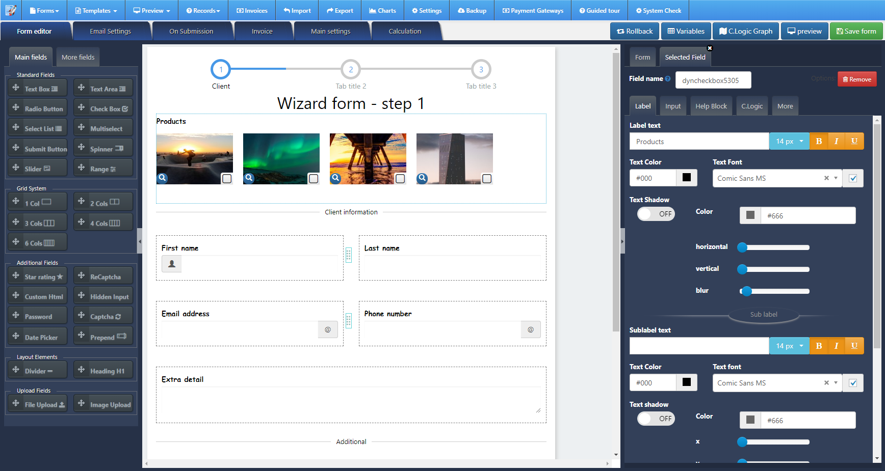 Zigaform - PHP Calculator & Cost Estimation Form Builder by SoftDiscover
