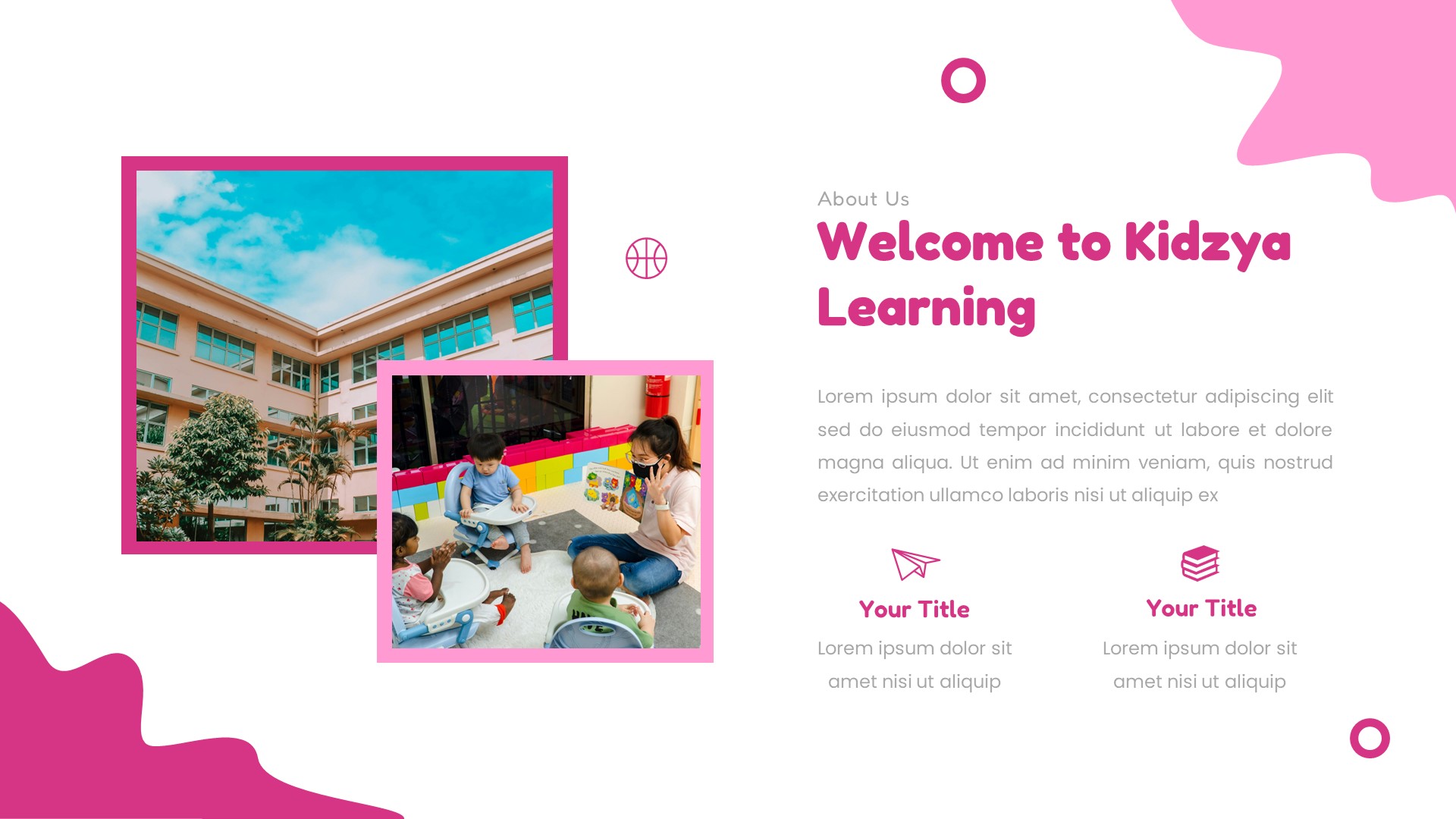 Kidzya – Kids Academy Google Slides Template, Presentation Templates