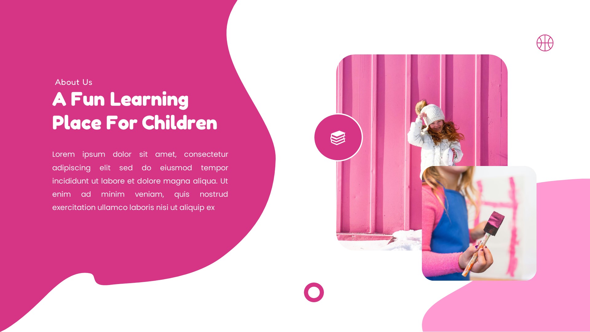 Kidzya – Kids Academy Google Slides Template, Presentation Templates