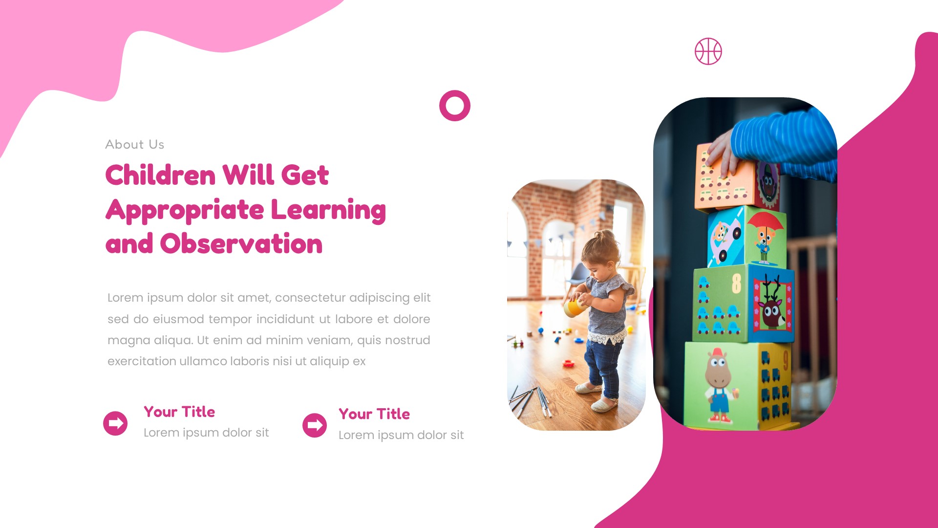 Kidzya – Kids Academy Google Slides Template, Presentation Templates