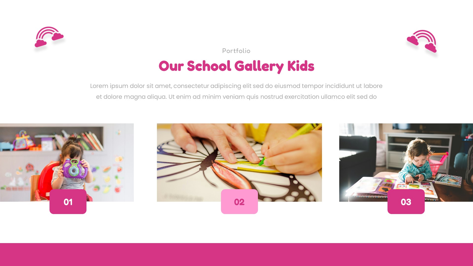 Kidzya – Kids Academy Google Slides Template, Presentation Templates