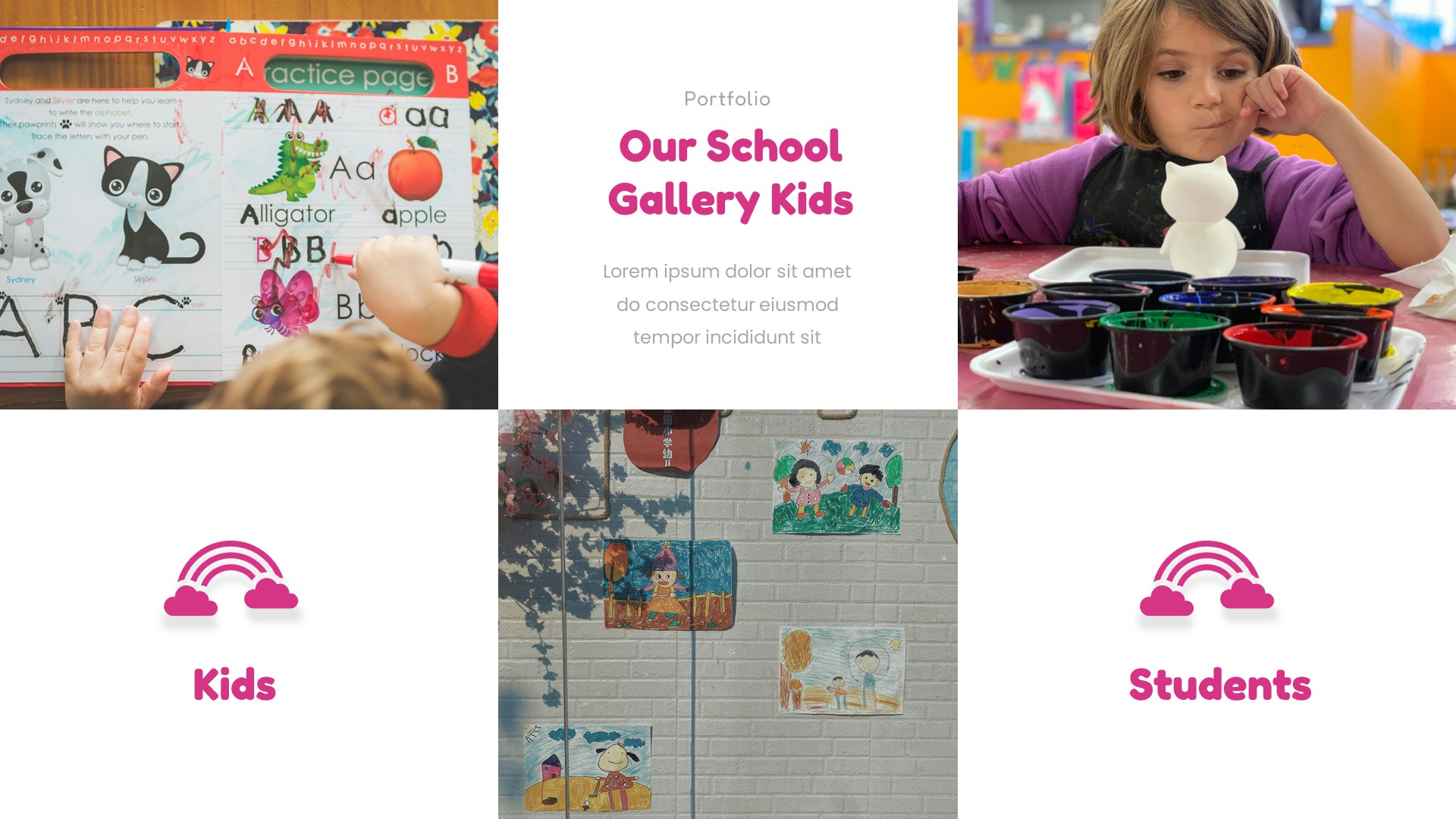 Kidzya – Kids Academy Google Slides Template, Presentation Templates