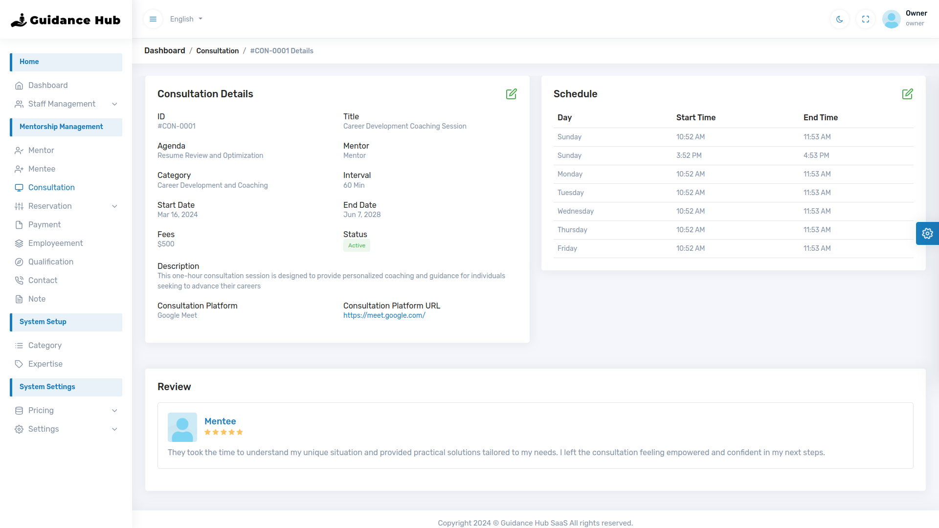 Guidance Hub SaaS - Mentorship Management System by smartwebinfotech