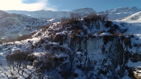 Ice Waterfall Turkey, Stock Footage | VideoHive