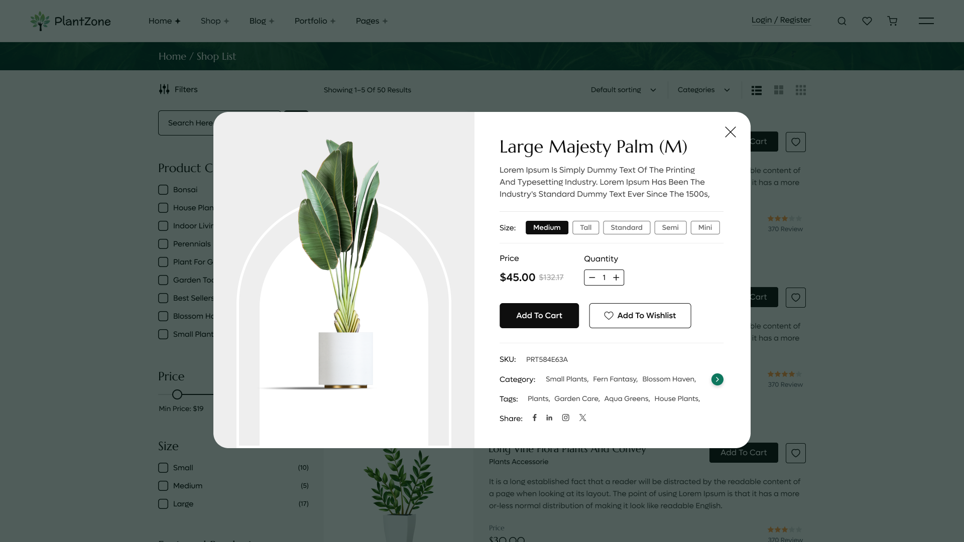 Plantzone - Plant Store eCommerce Figma Template by DexignZone ...