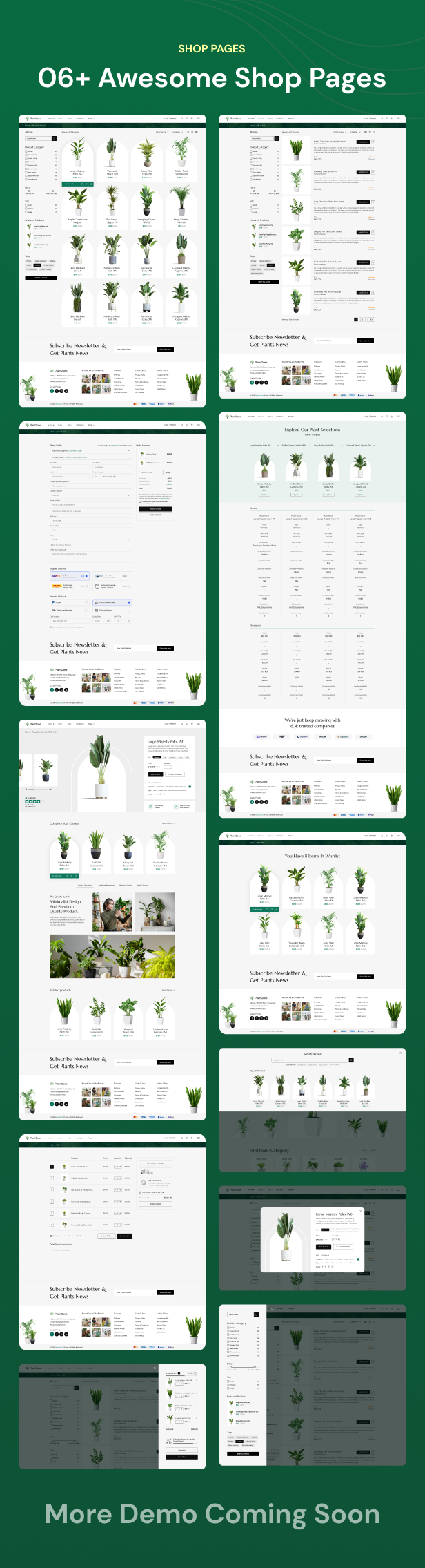 Plantzone - Plant Store eCommerce Figma Template by DexignZone ...