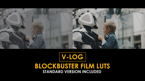 V-Log Blockbuster Films and Standard Color LUTs, Apple Motion Templates