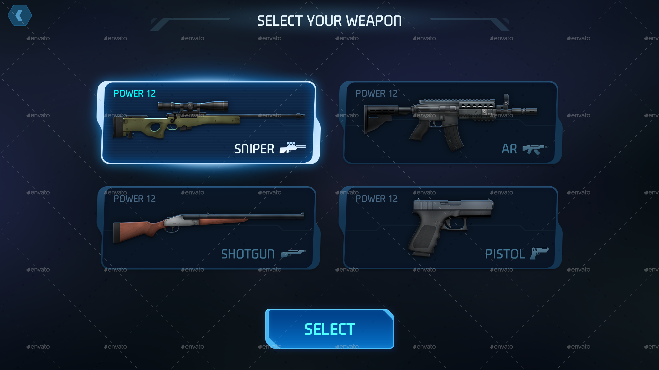 GUI Pro - Survival Clean, Game Assets | GraphicRiver