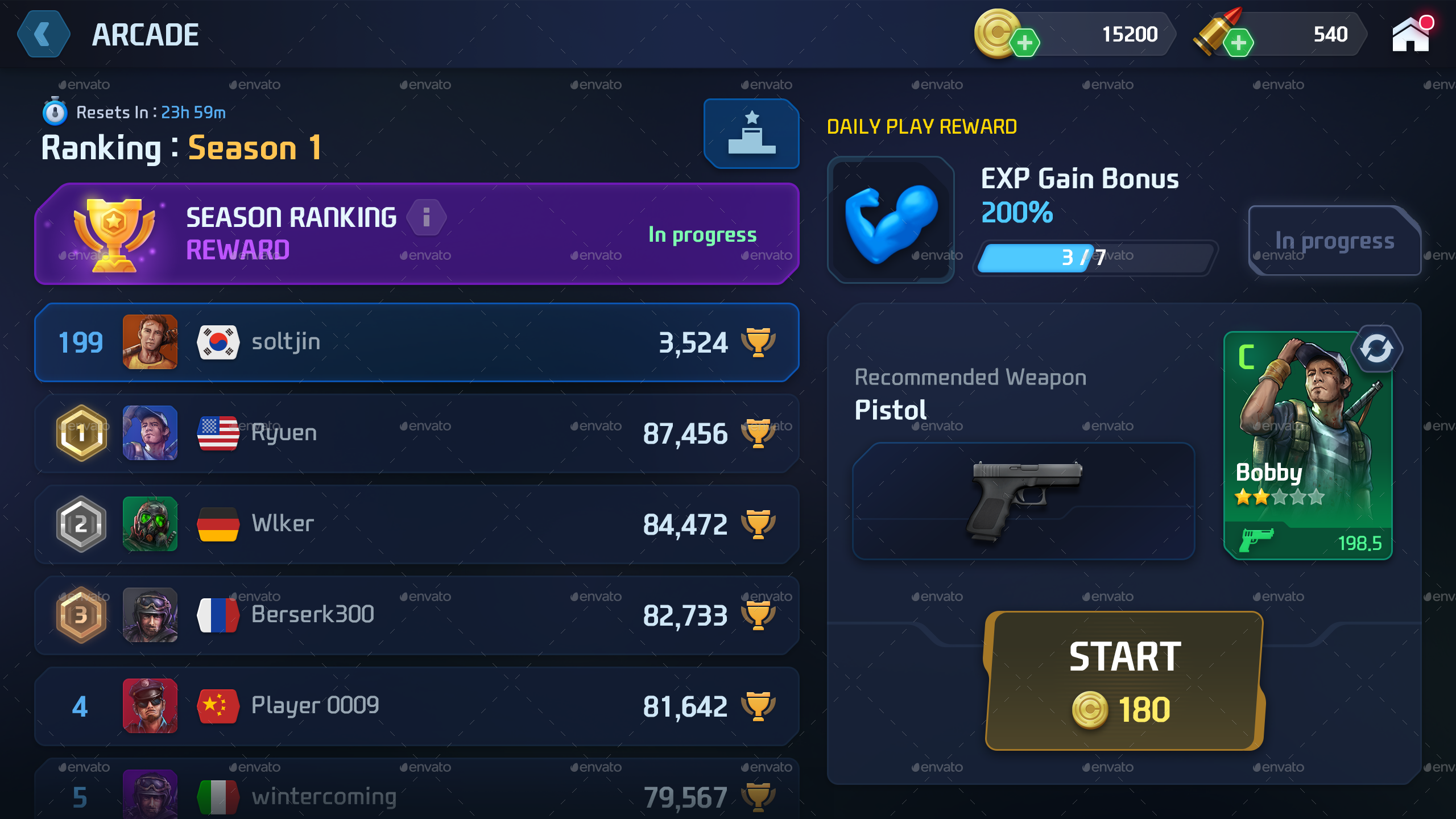 GUI Pro - Survival Clean, Game Assets | GraphicRiver