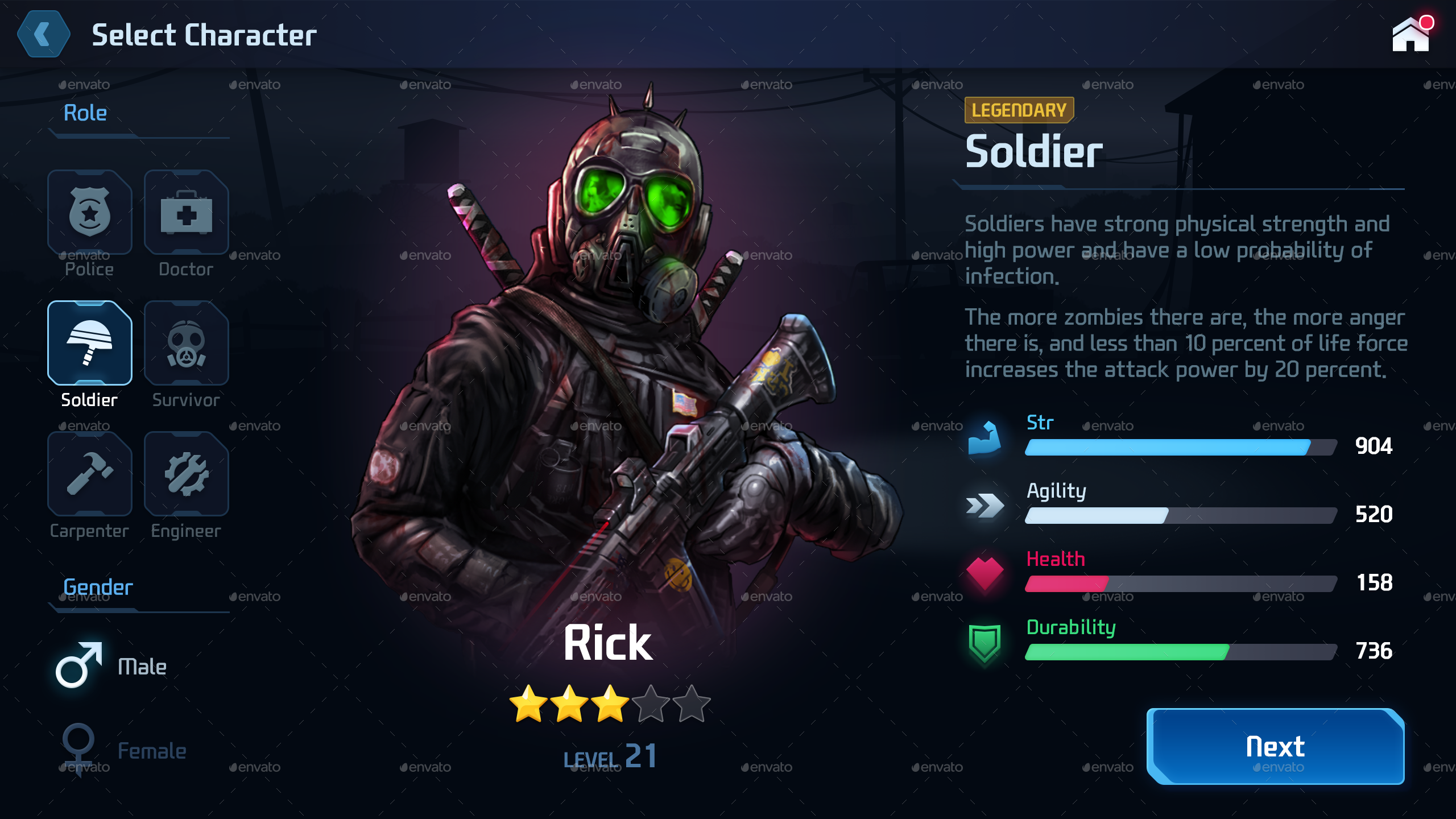 GUI Pro - Survival Clean, Game Assets | GraphicRiver