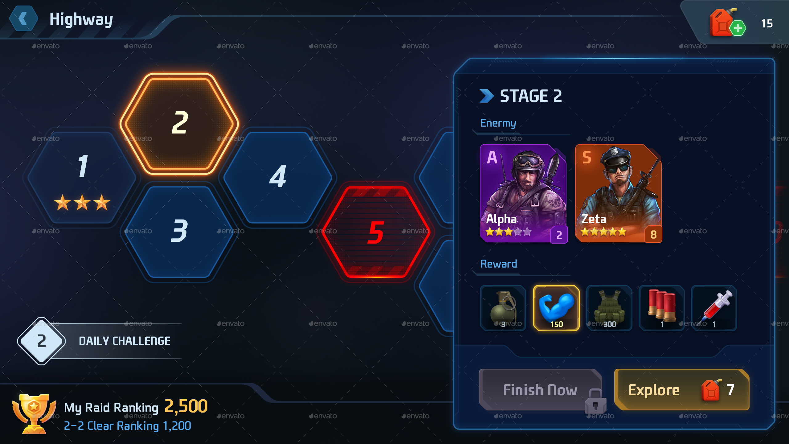 GUI Pro - Survival Clean, Game Assets | GraphicRiver