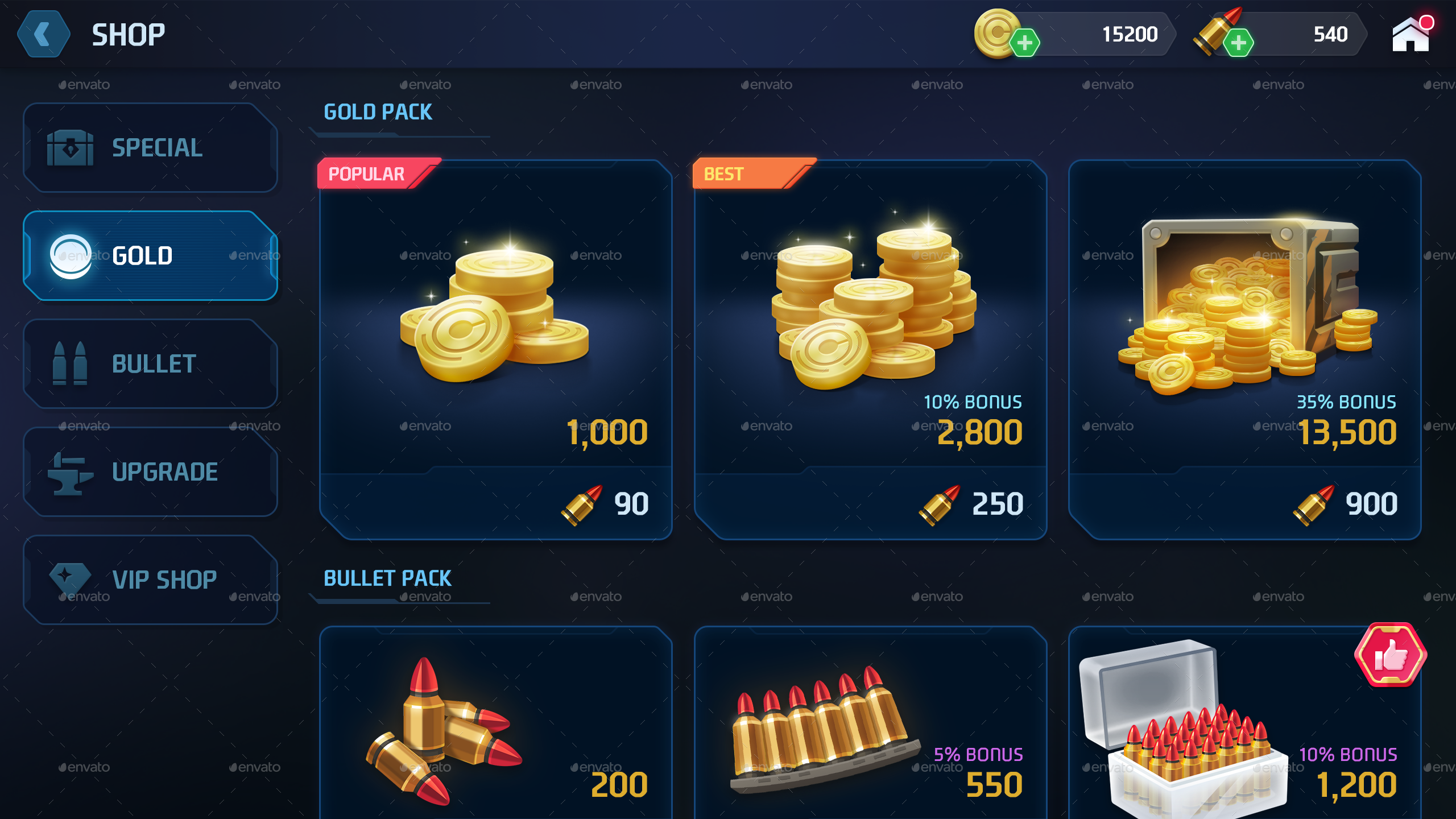 GUI Pro - Survival Clean, Game Assets | GraphicRiver